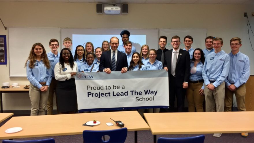 Riley High School Students Showcase Innovation | PLTW